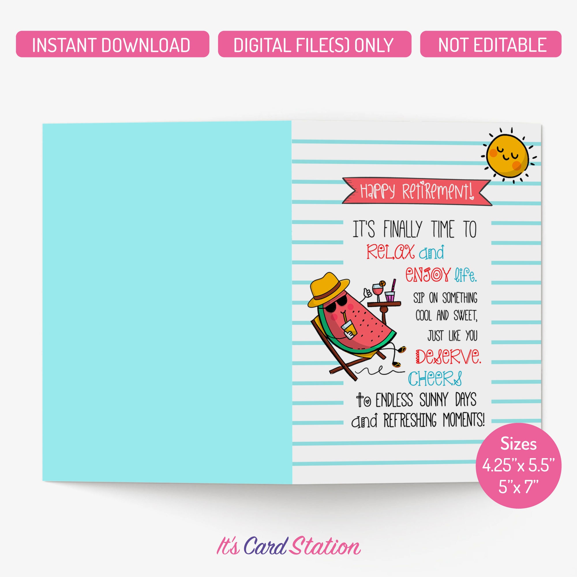 Printable Happy Retirement Card | Funny Retirement Card for Men ...