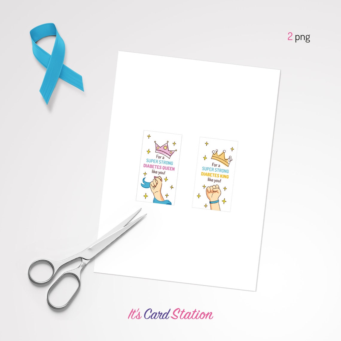 Printable Diabetes Awareness Gift Tags: Sugar-free Stickers (PDF-PNG ...