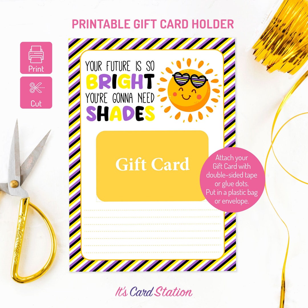 Non-binary Day Gift Card Holder - Printable Non Binary Day Coffee Card ...