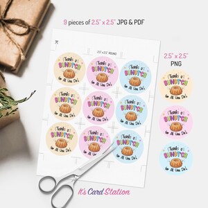 Bundt Cake Gift Tag Printable – Nurse, Teacher, Volunteer, Friend ...