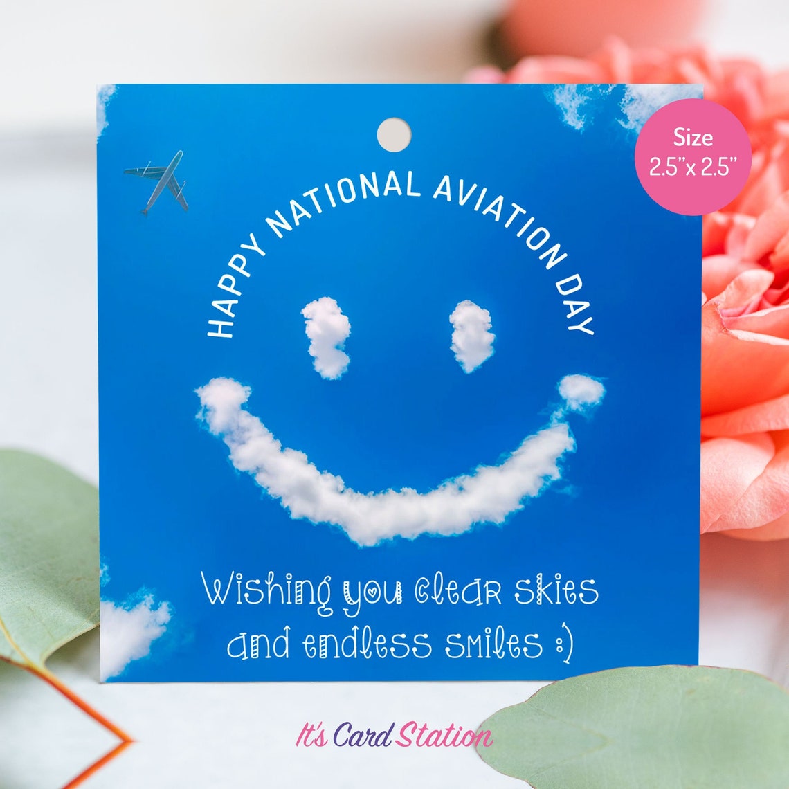 National Aviation Day Gift Tag, Printable Aviation Appreciation Tags ...