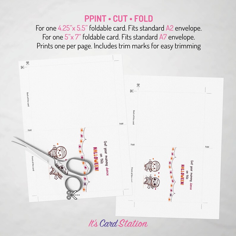 Romantic Halloween Invitation Card With Dancing Mummies Halloween Party ...