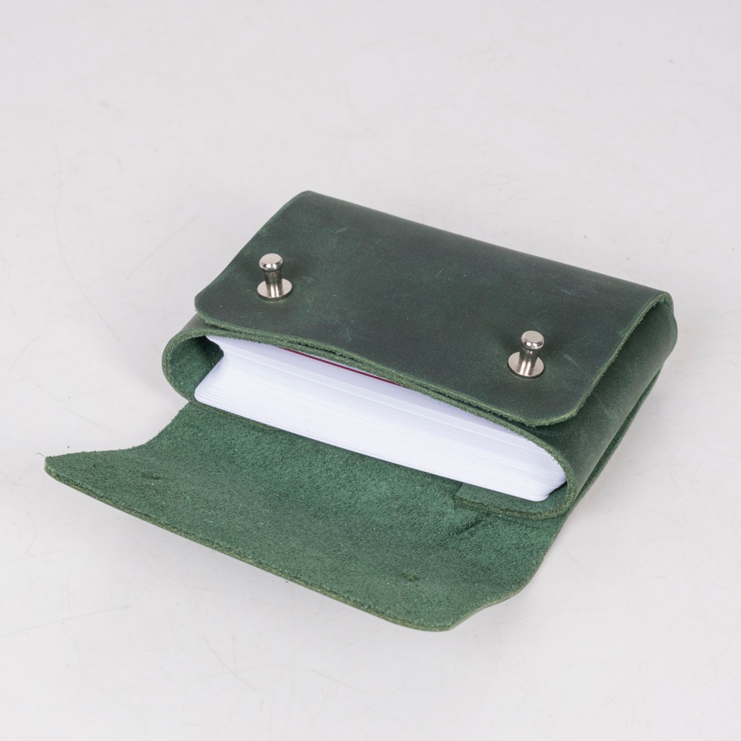 Leather Playing Card Pouch, Custom Playing Cards Deck Case, Leather ...