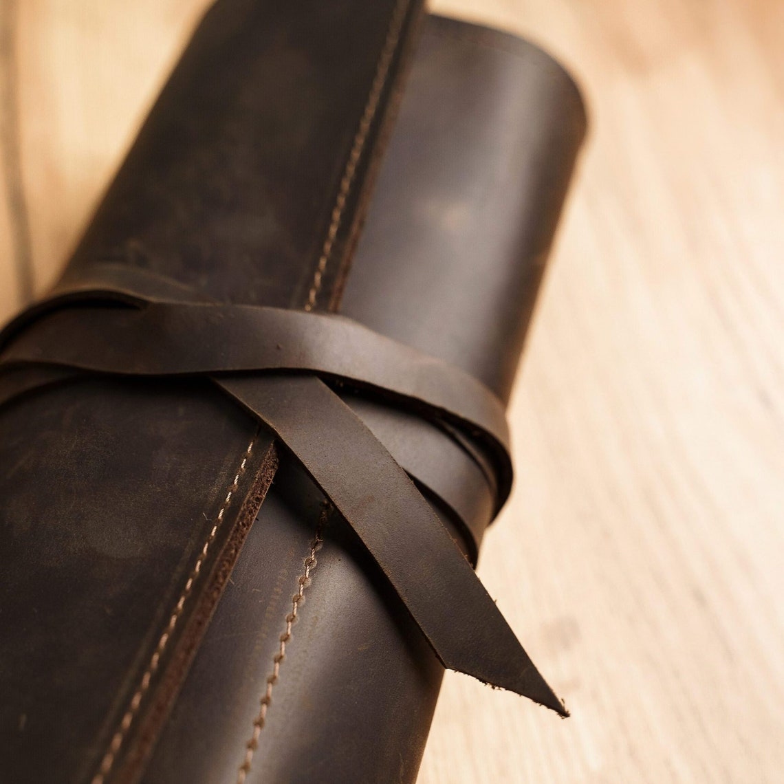 Small Tool Roll, Leather Tool Roll for Motorcycle, Gift for Motocycle ...