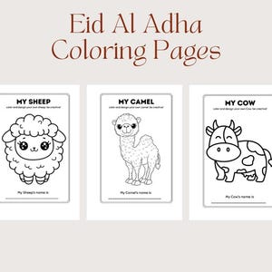 Eid Ul Adha Activity, Eid Activity Printable, Hajj Kids Activity, Eid ...