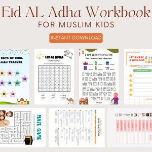 Eid Ul Adha Activity, Eid Activity Printable, Hajj Kids Activity, Eid ...