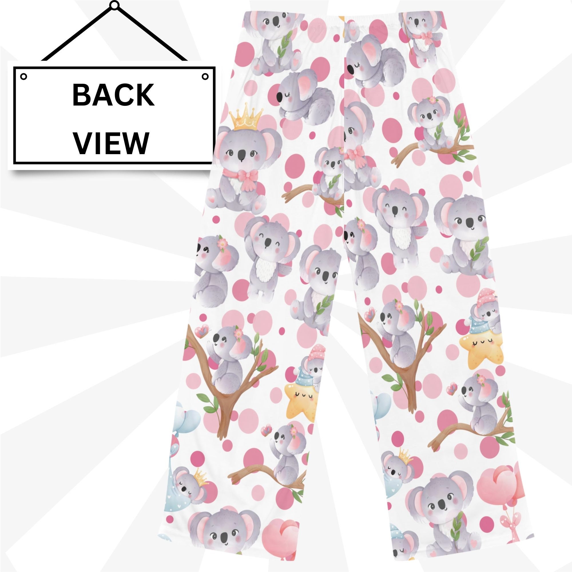 Womens Pajama Pants Koala Bears, Novelty Pajama Pants, Koala Bears Pjs ...
