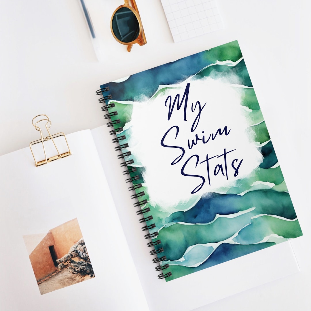 Swim Stats Notebookswim Notebookswim Journalswimming - Etsy