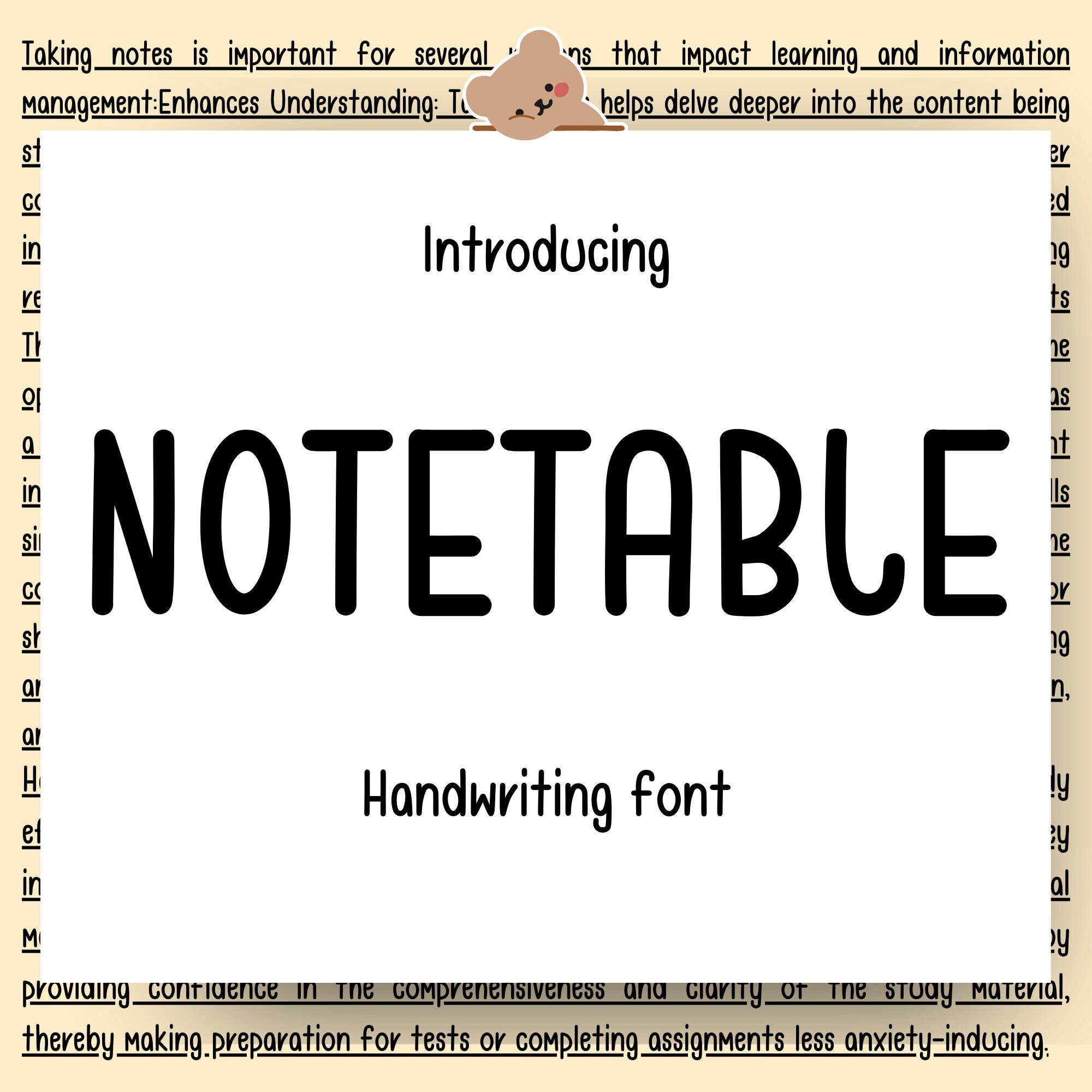 NOTETABLE Font Handwriting Font, Font Fairytale ,cricut Fonts, Farmhouse Fonts, Wedding Font ...