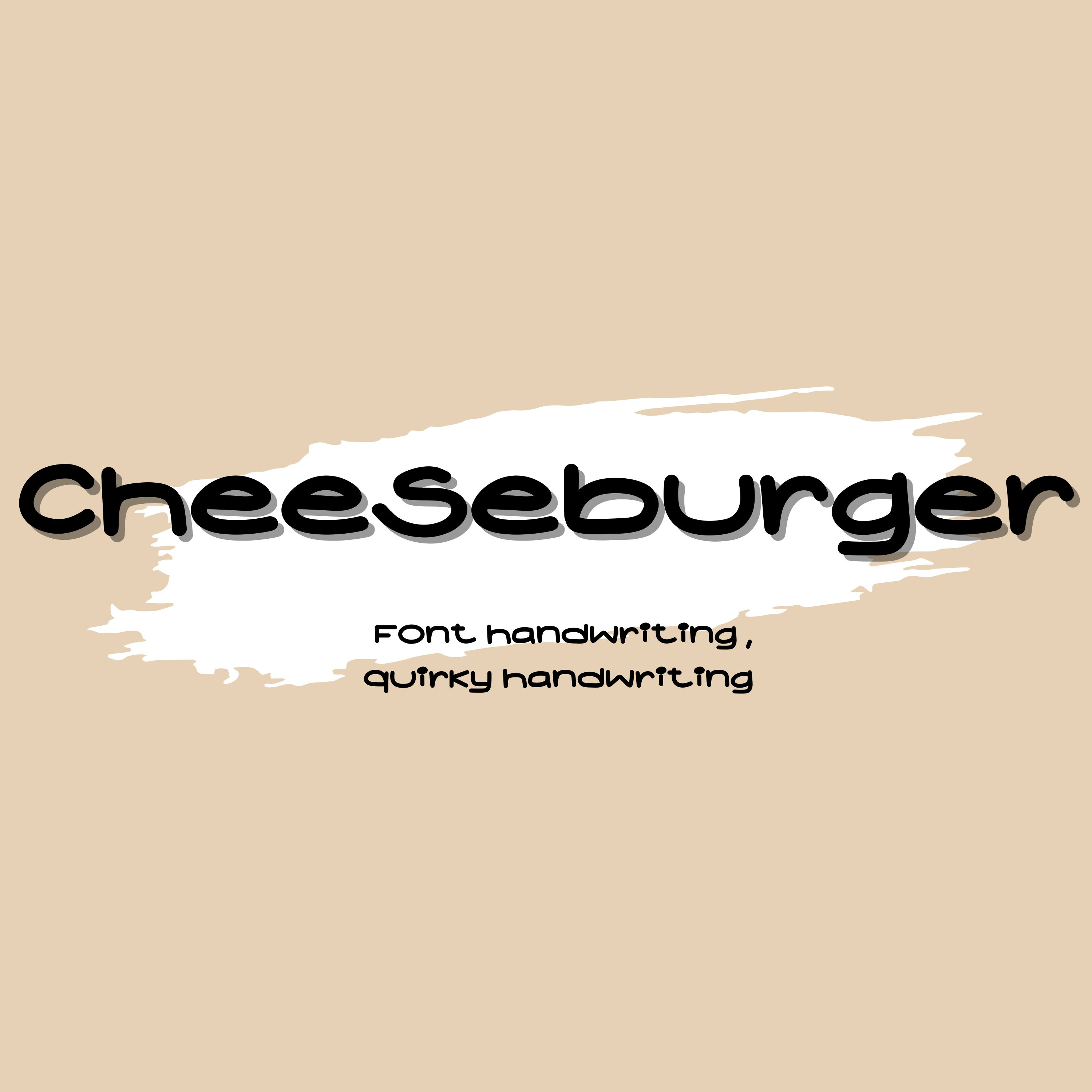 Cheeseburger Font for Handwriting Fonts ,font for Goodnotes, Font for ...