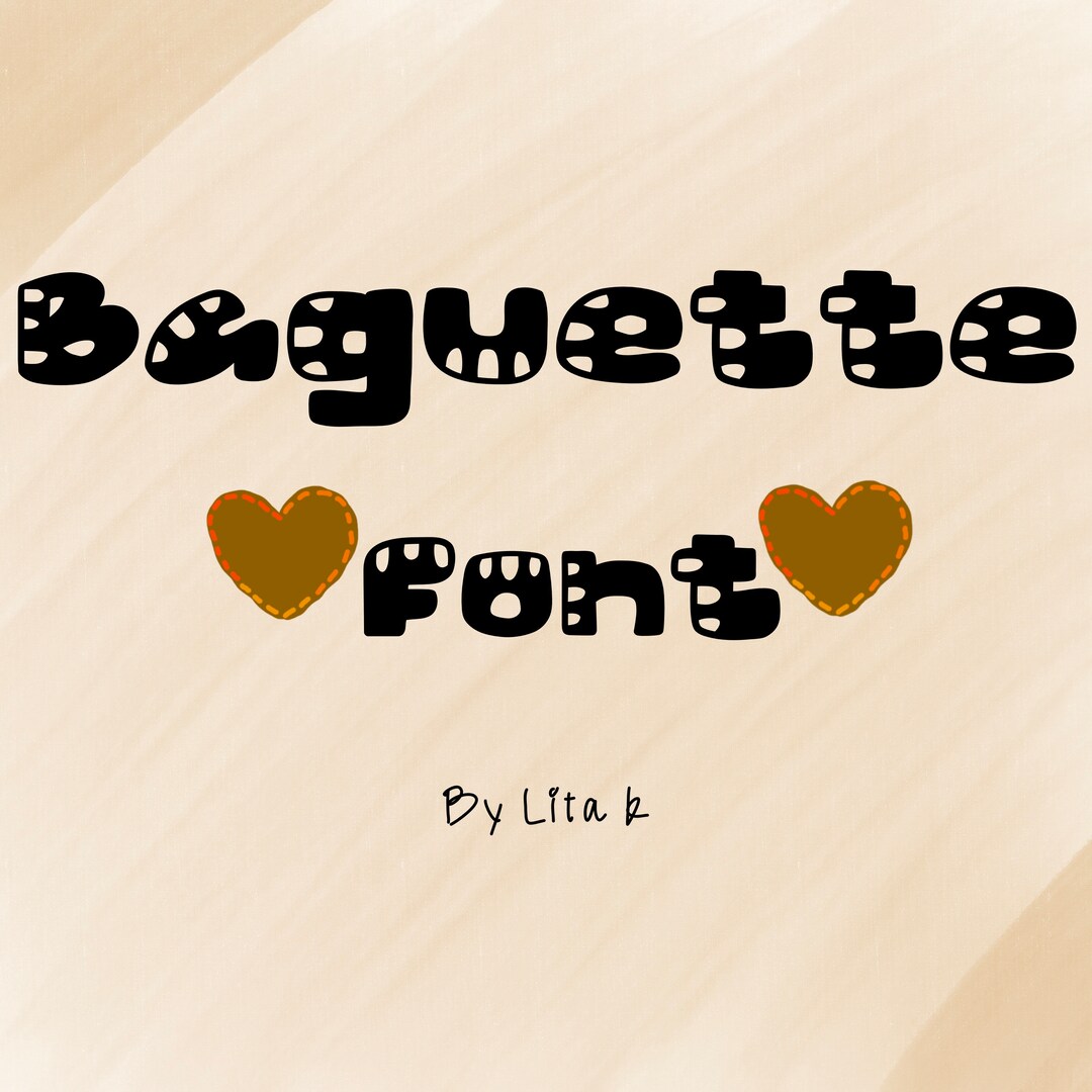 Baguette Font for Beautiful Script Font font - Etsy