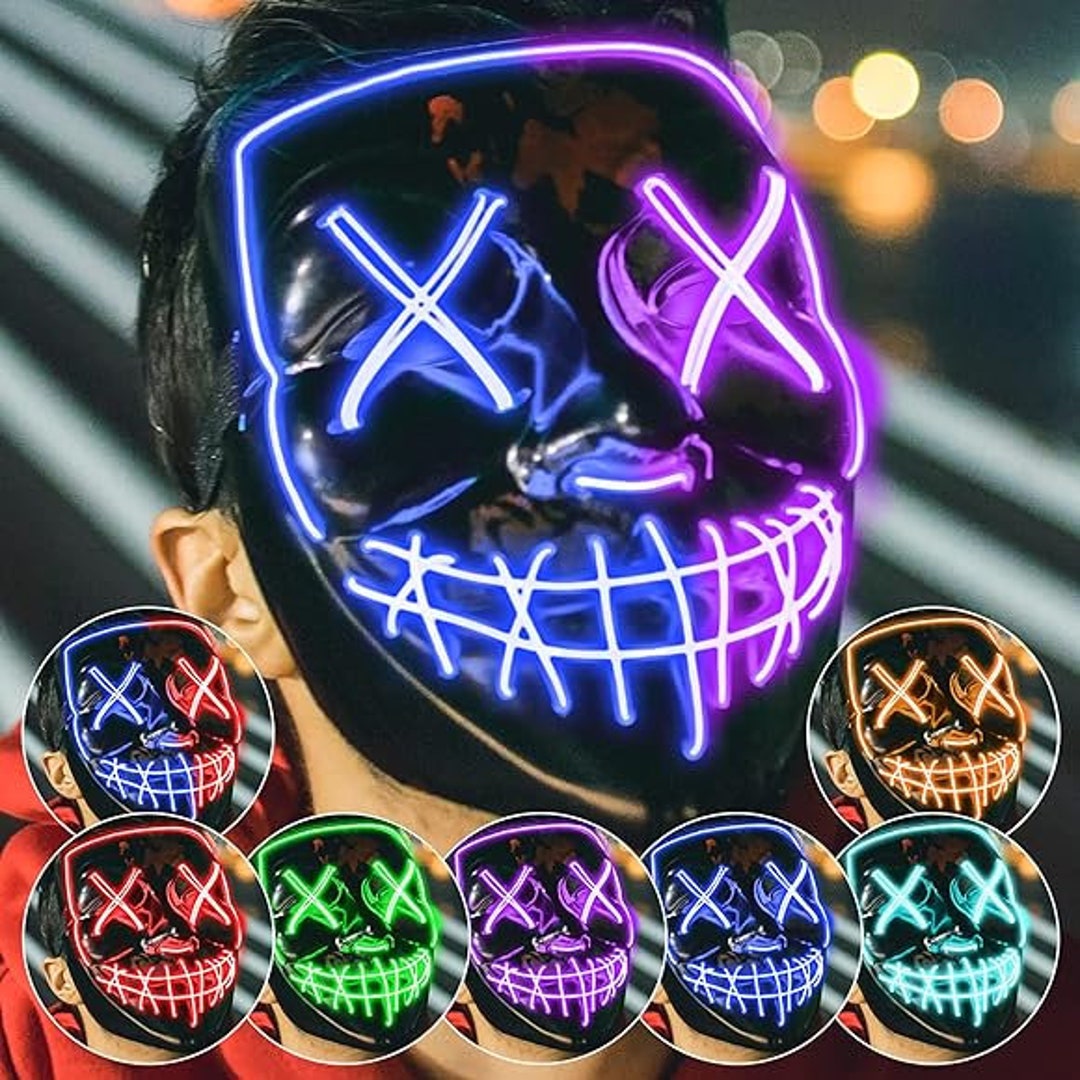 Scary Mask Purge Theme Halloween - Etsy