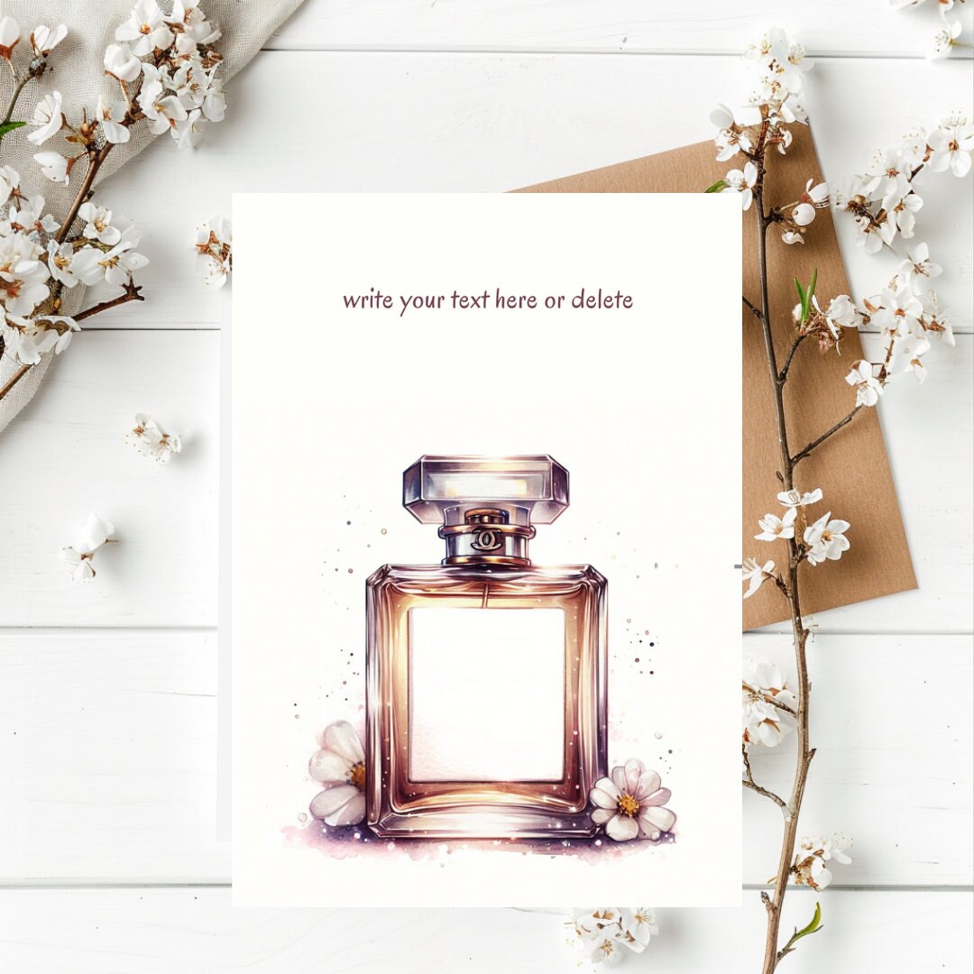 Editable Perfume Theme Party Invitation, Perfume Swap, Paris Theme ...