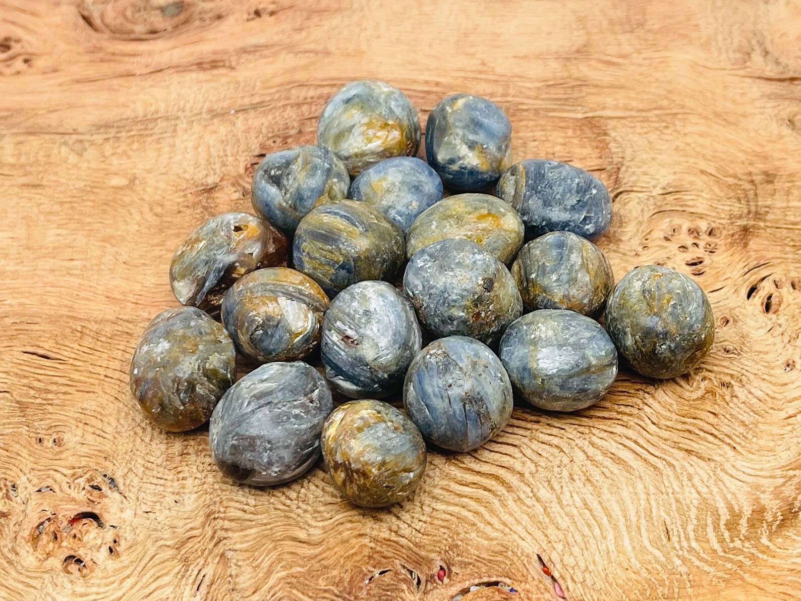 Kyanite Tumbled Stone - Blue Kyanite Crystals - Pocket Stone ...