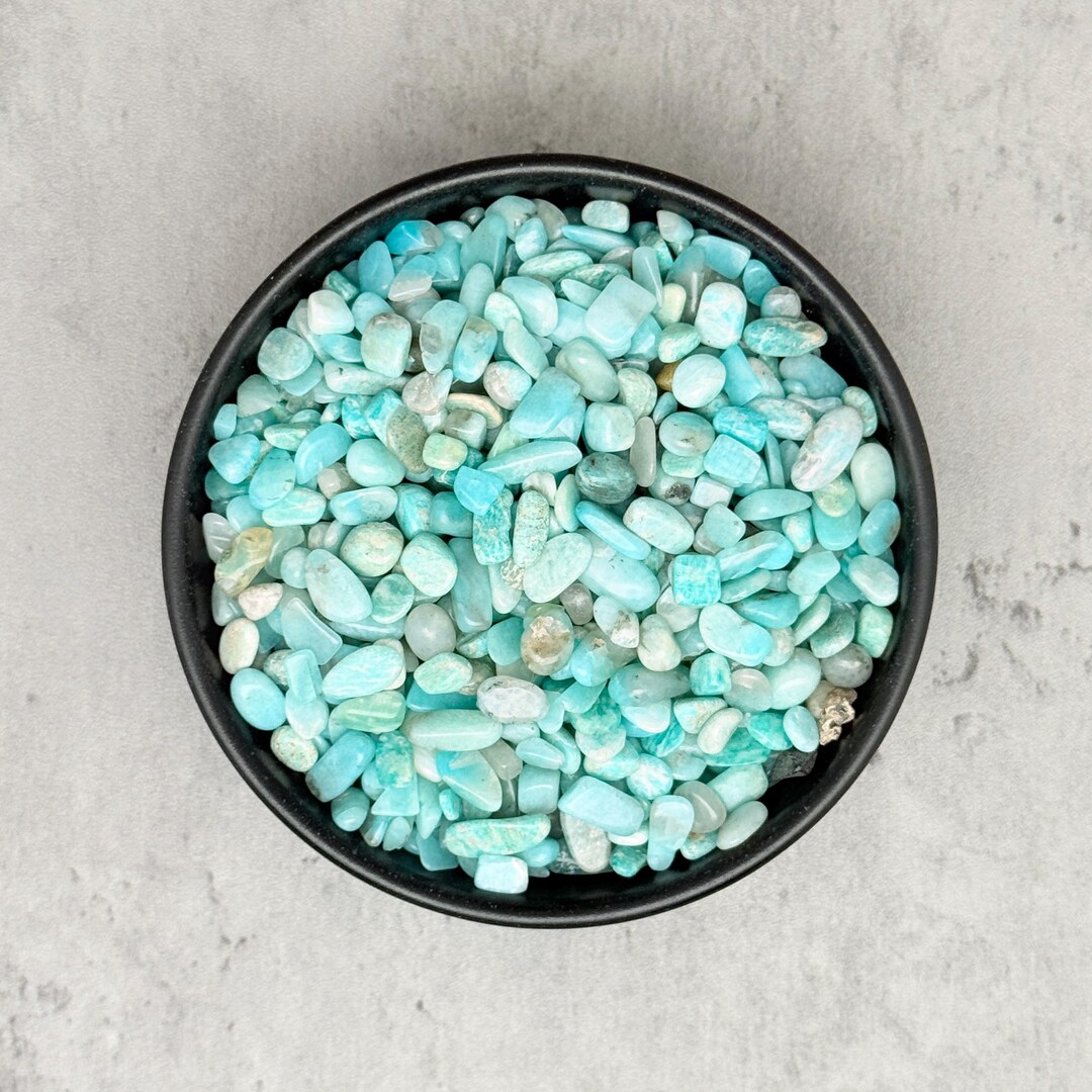 Ice Amazonite Crystal Chips - Peru Gemstones - Diy Stones - Bulks - 5 ...