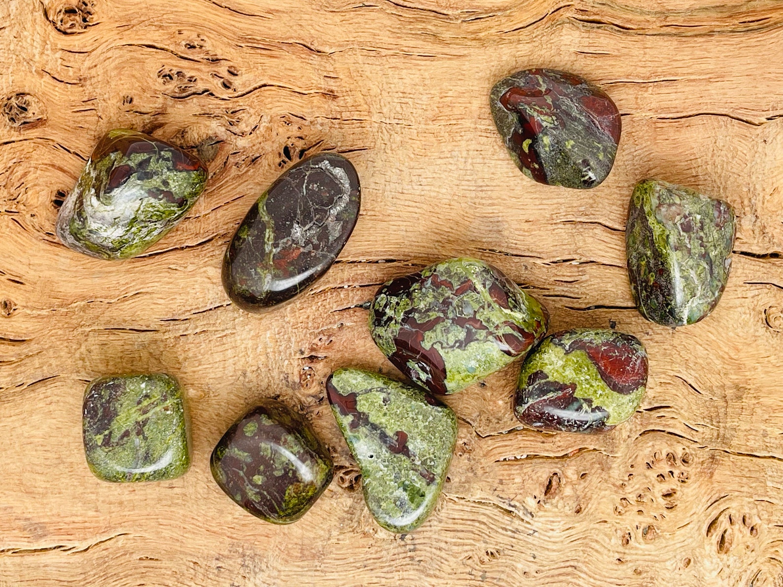 Dragon Blood Tumbled Stone - Healing Crystals - Dragon Blood Jasper ...