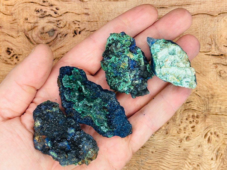 Azurite Rough Stone - Azurite Healing Crystal - Raw Azurite Malachite ...