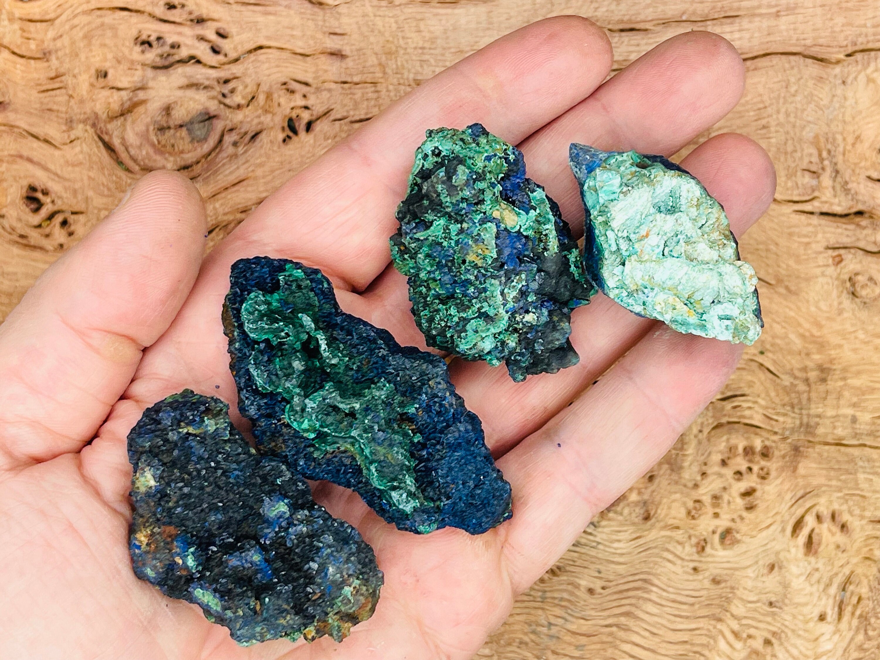 Azurite Rough Stone - Azurite Healing Crystal - Raw Azurite Malachite ...