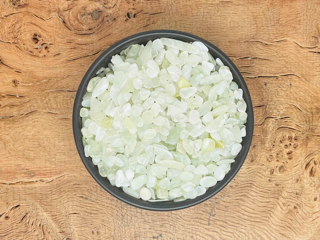 Light Jade Crystal Chips - Gemstone Jade Chips - Semi Tumbled Stone ...