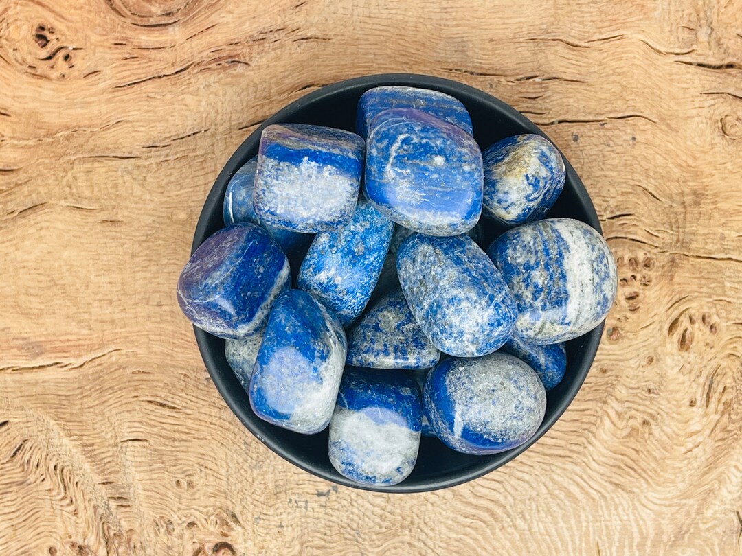 Lapis Lazuli Tumbled Stone - Wholesale Lapis Crystals - Jewelry Making ...