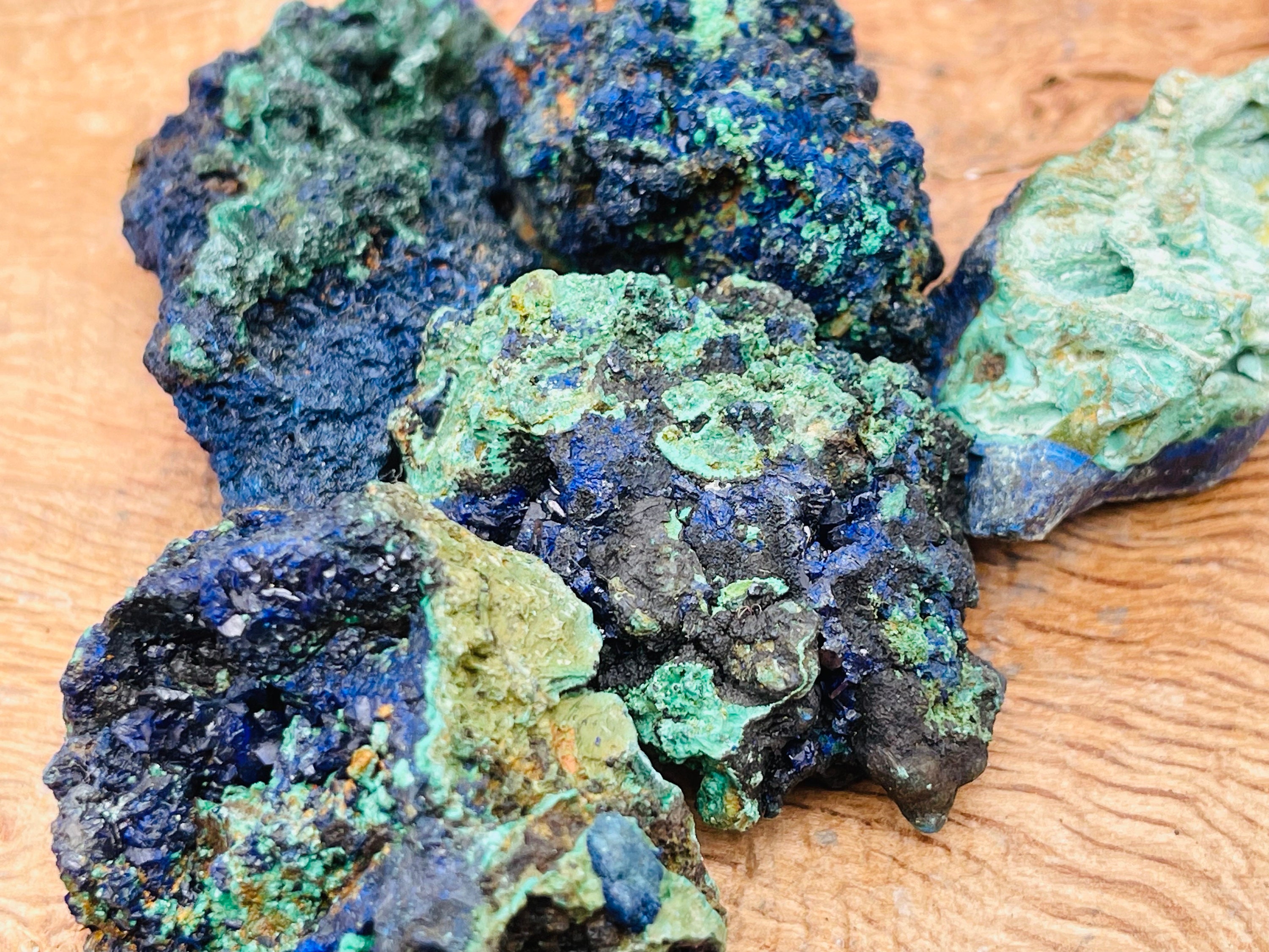 Azurite Rough Stone - Azurite Healing Crystal - Raw Azurite Malachite ...