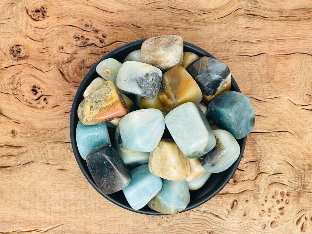 Caribbean Calcite Polished Crystal - Ocean Calcite Stone - Healing ...