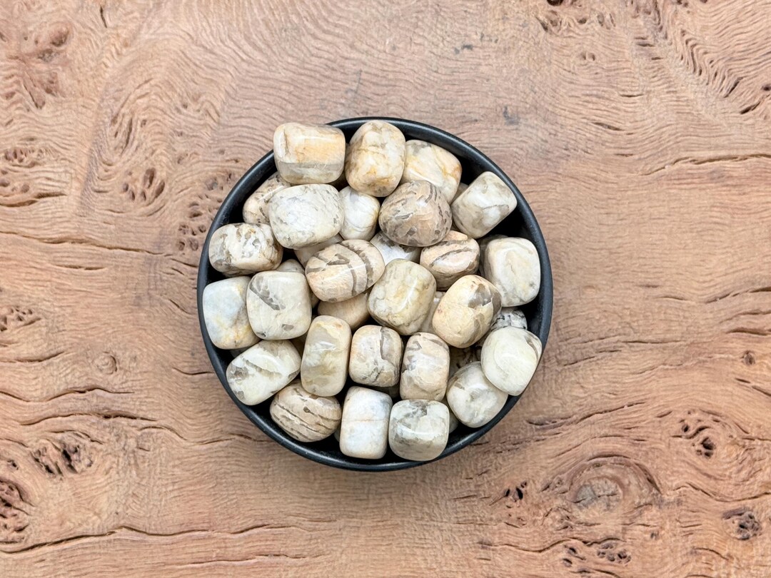 Granite Tumbled Stone - Polished Gemstone - Tumble Healing Energy ...