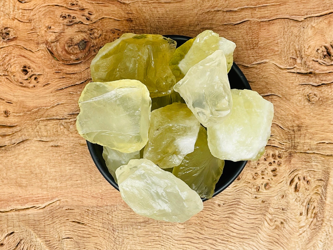 Lemon Citrine Stone - Citrine Quartz - Chunk Crystals - Genuine Healing ...