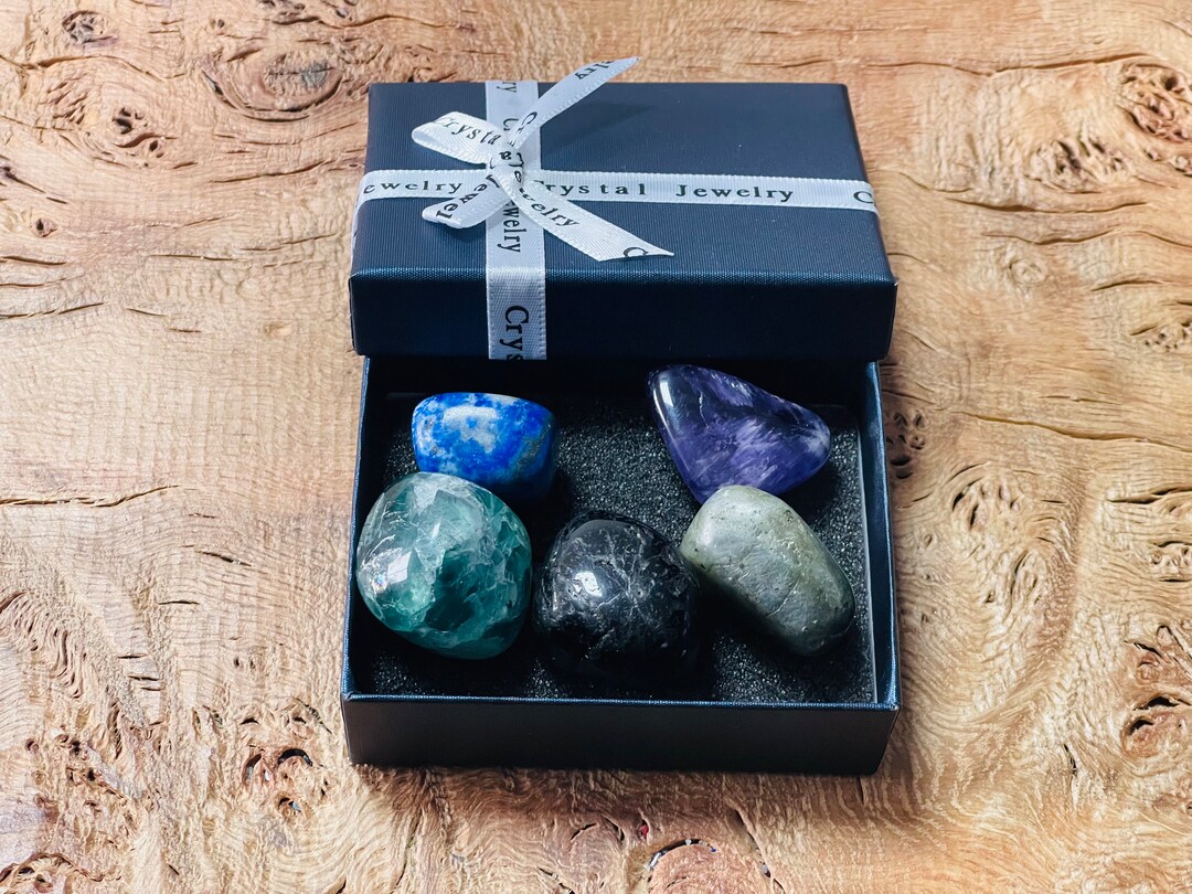 Pisces Crystal Set - Zodiac Kit - Birthday Gift Box - Zodiac Crystals ...