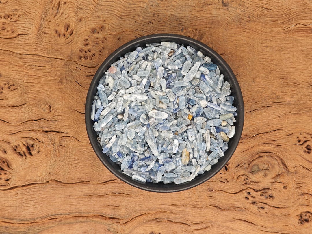 Blue Quartz Chips - Roller Bottle Chips - Semi Tumbled Stone - Mini ...