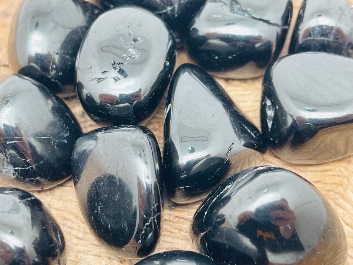 Jet Stone - Polished Jet Stone - Black Stone - Black Jet Stone - Root ...