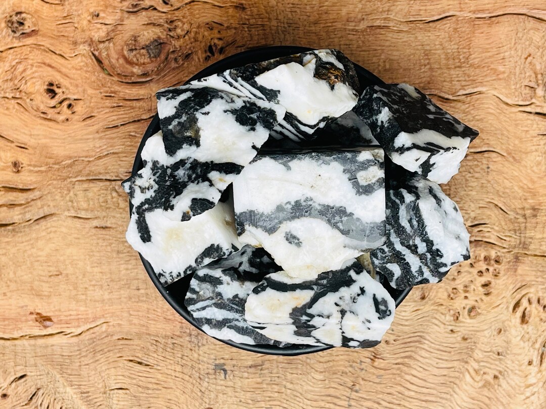 Zebra Calcite Rough Stone - Zebra Calcite Premium Quality - Loose Stone ...