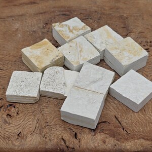 White Shale Rough Stone - Raw White Shale Crystals - Rocks - Minerals ...