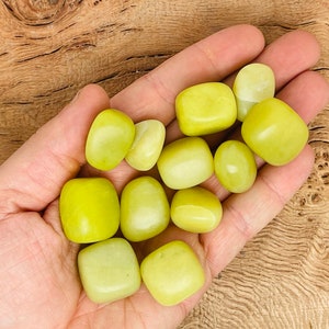 Lemon Jade Tumbled Stone - Tumbled Stone - Lemon Jade Nifty Jade Tumble ...