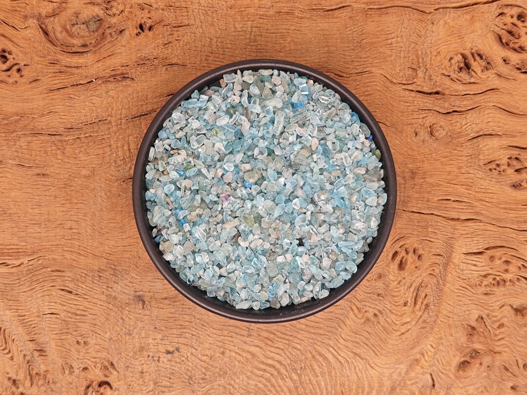 Blue Phosphate Crystal Chips - Gemstone Chips - Semi Tumbled Stone ...