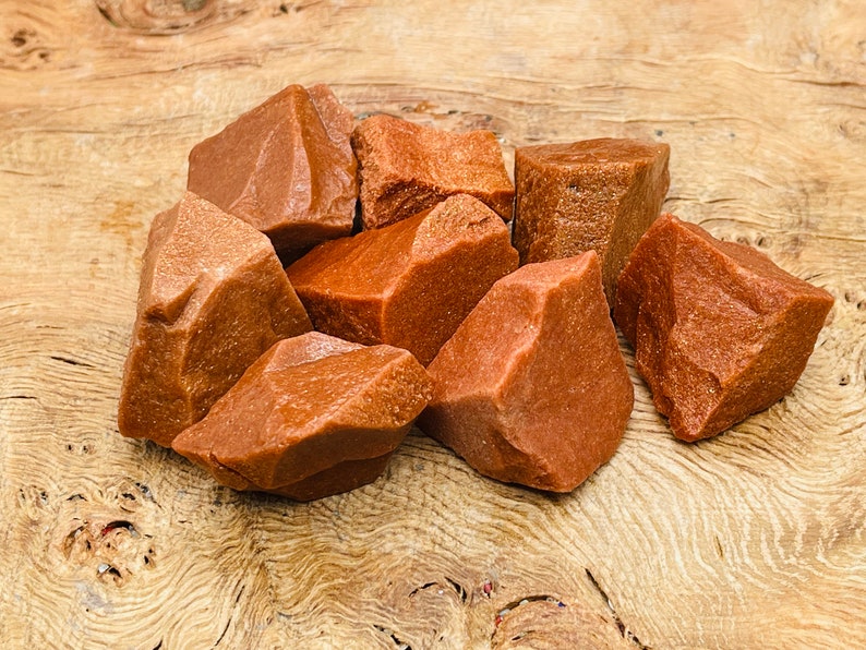 Red Goldstone Rough Stone Goldstone Mineral Stone Raw - Etsy