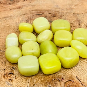 Lemon Jade Tumbled Stone - Tumbled Stone - Lemon Jade Nifty Jade Tumble ...