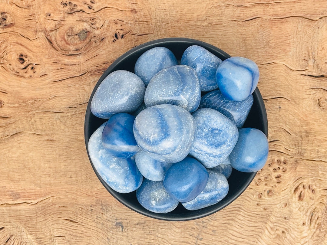 Blue Aventurine Tumbled Stone - Polished Blue Aventurine - Multiple ...