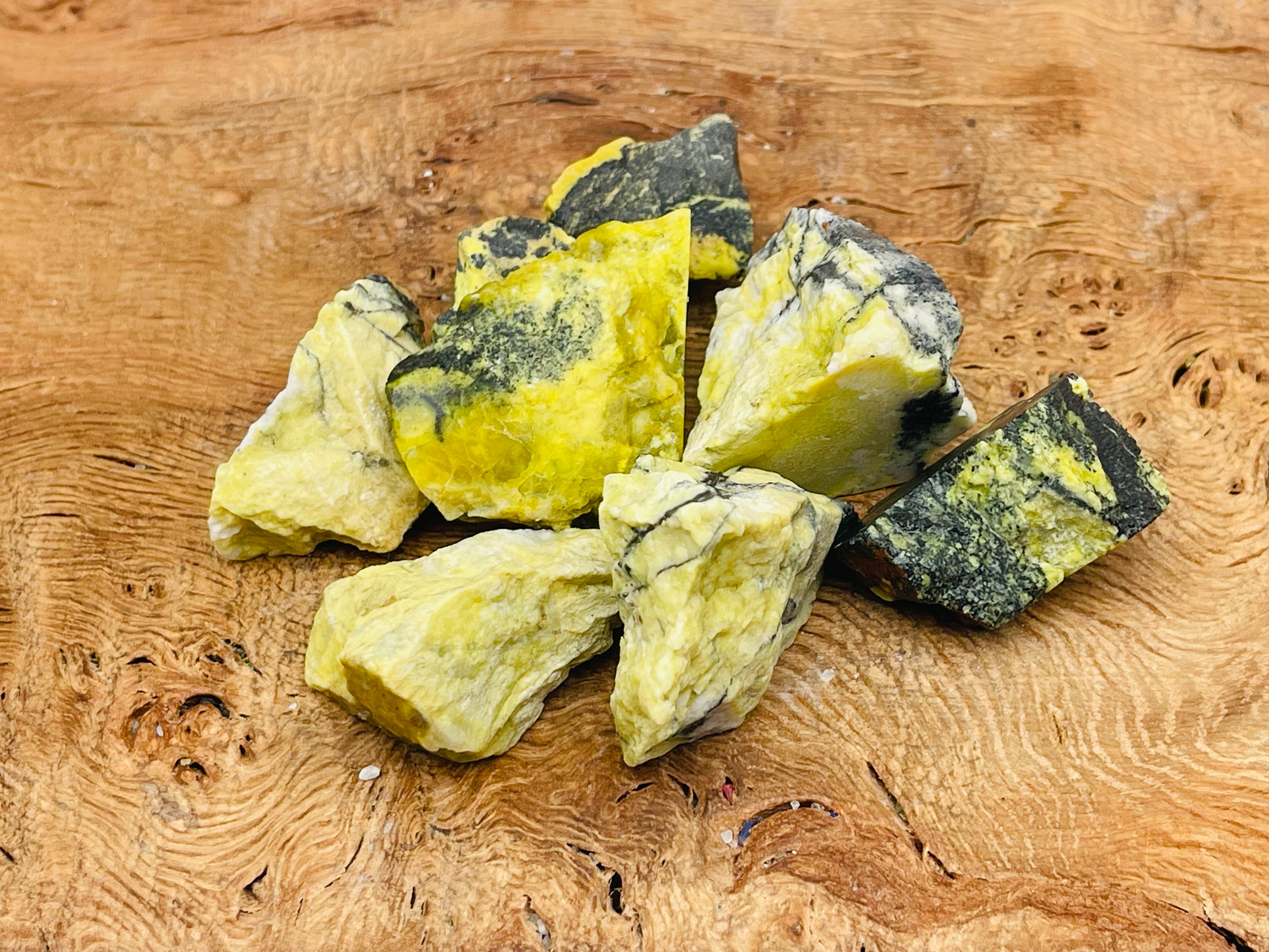 Yellow Turquoise Rough Stone - Raw Yellow Turquoise - Energy Crystals ...