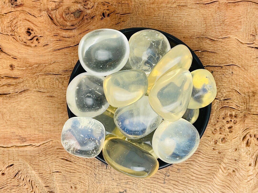 Yellow Smelt Quartz Tumbled Stone Confidence Strength Motivation Yellow ...
