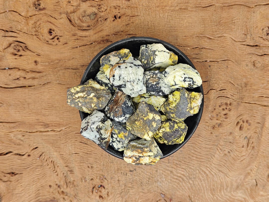 Yellow Magnesite Rough Stone - Raw Yellow Magnesite Crystal - Rocks ...