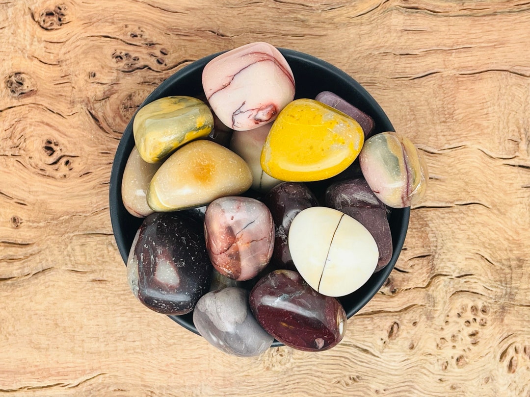 Mookaite Tumbled Stone - Mookaite Jasper - Polished Tumbled Mookaite ...