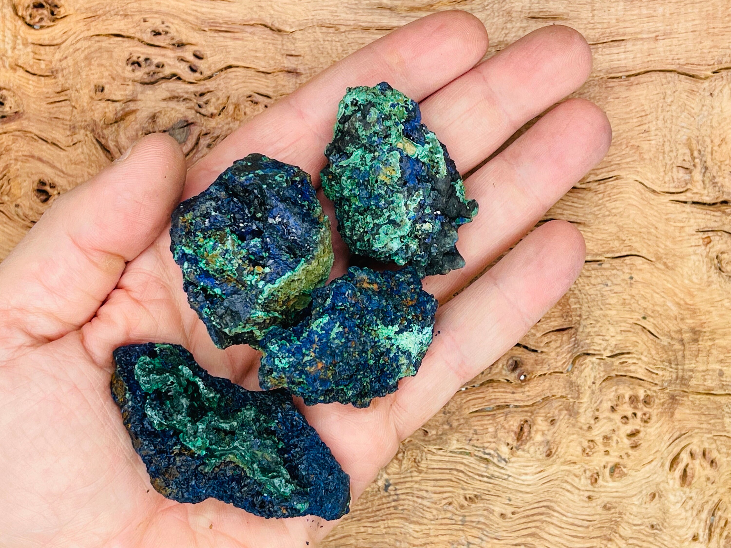 Azurite Rough Stone - Azurite Healing Crystal - Raw Azurite Malachite ...