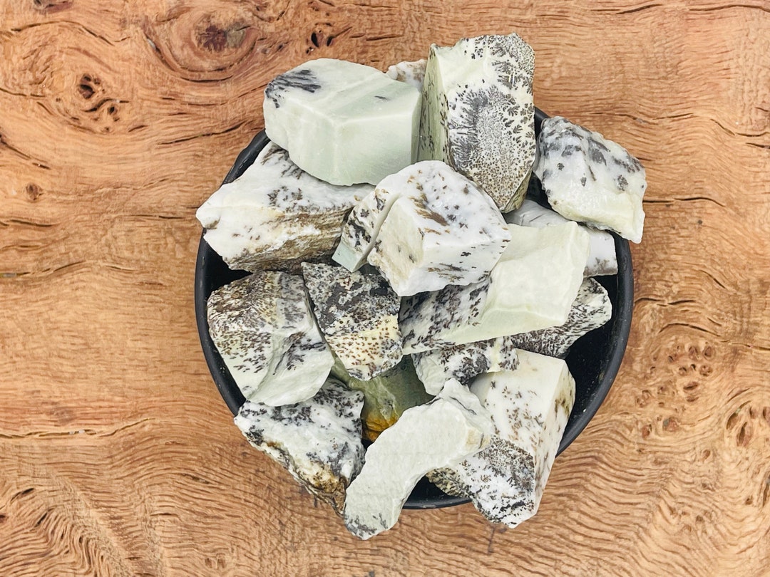 Dendritic Opal Rough Stone - Dendritic Nephrite - Healing Crystal ...