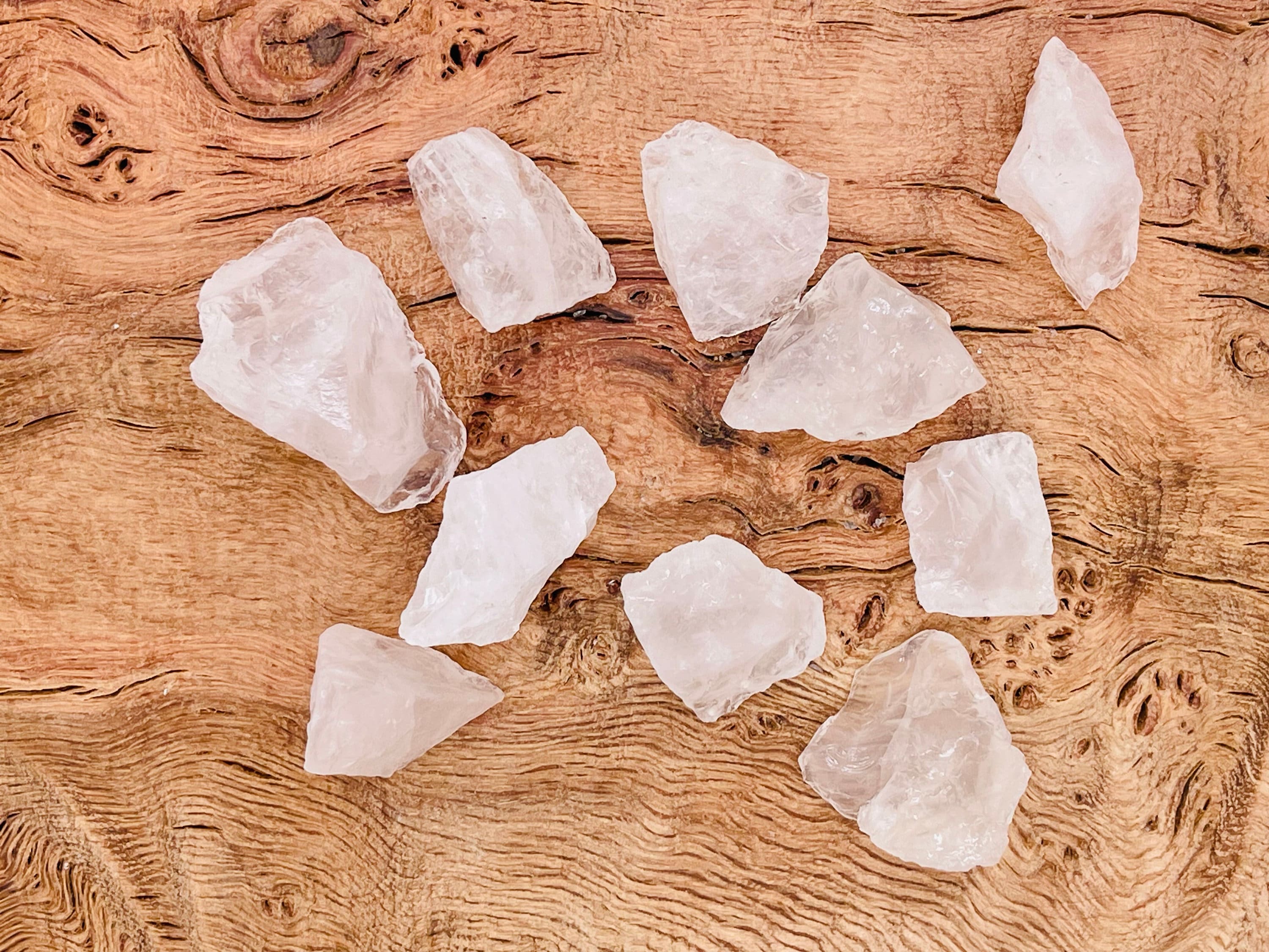 Clear Quartz Rough Stone - Raw Clear Quartz Chunk - Wholesale Crystals ...