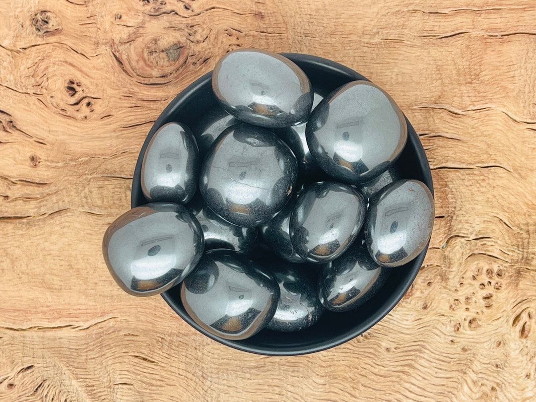 Hematite Tumbled Stone - Heavy Stones - Specimen Collection - Pocket ...