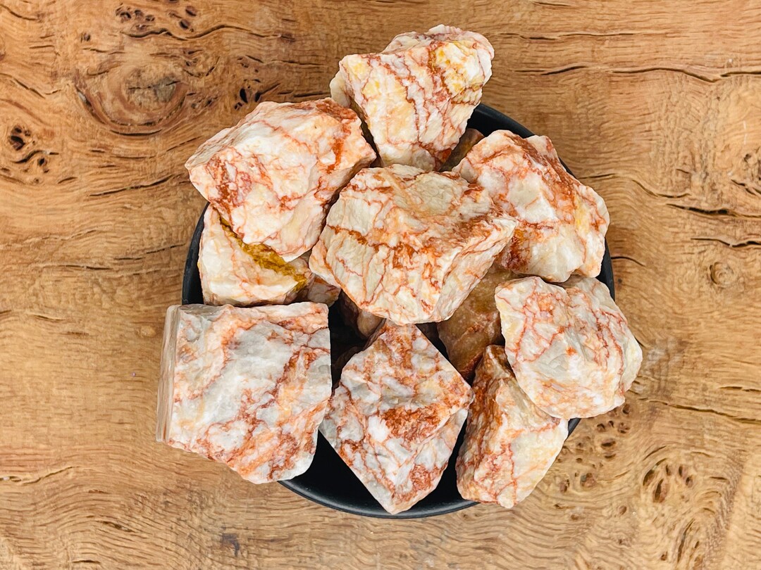 Red Vein Jasper Rough Stone - Red Network Jasper Stone - Gemstone ...