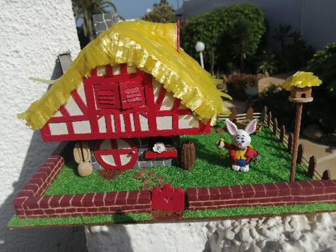 Alice in Wonderland White Rabbit House - Etsy