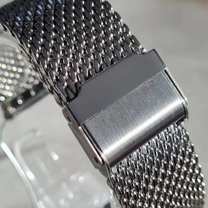 Shark SEAMASTER Watch Strap 18 20mm 22mm 24mm Exceptional 316l SS Mesh ...
