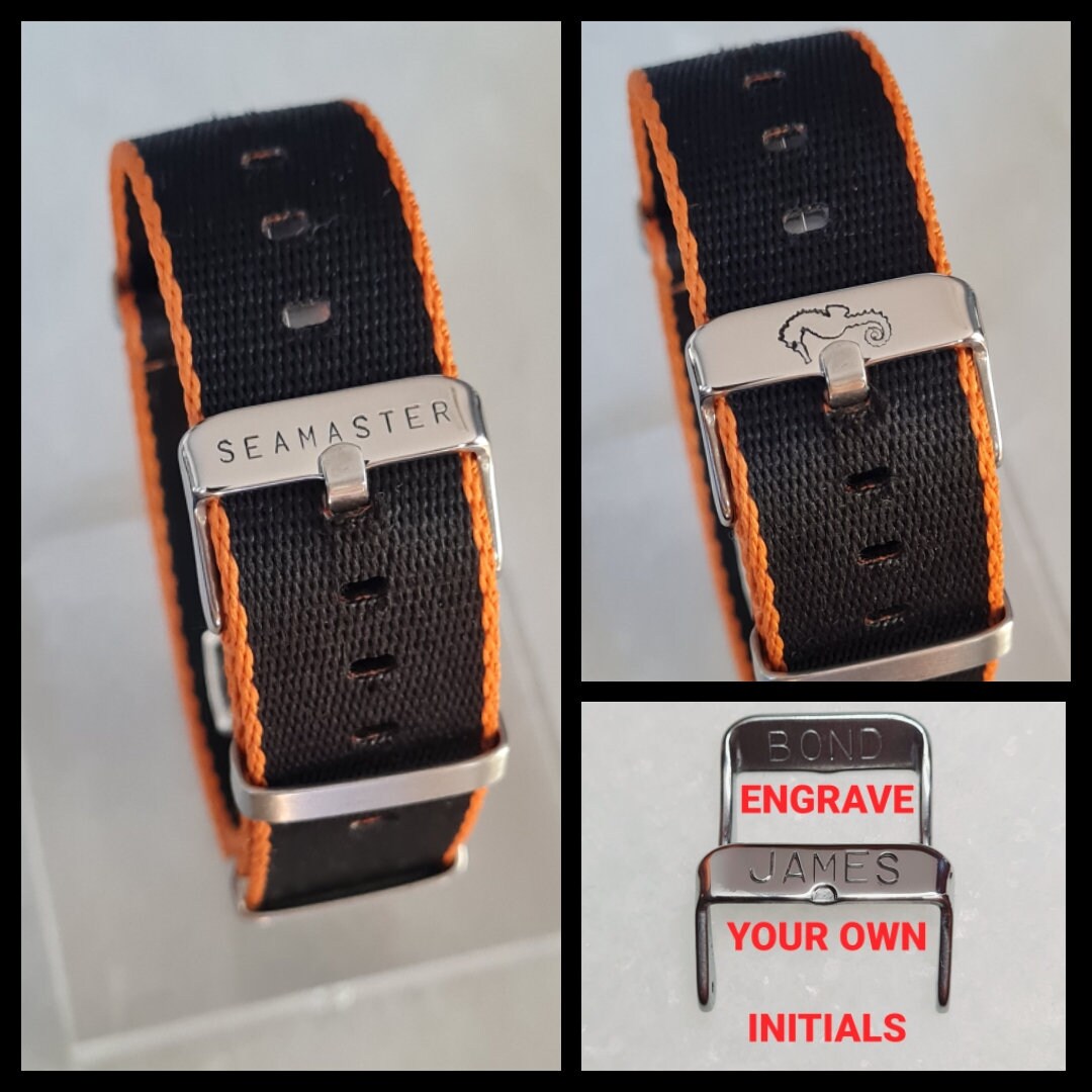 20mm 22mm SEAMASTER Watch Strap Buckle Military Ballistic Nylon 20mm ...